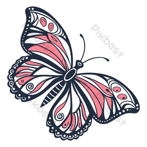 Nature Inspired Butterfly Vector Png Images Eps Free Download Pikbest