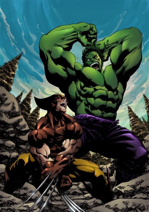Wolverine Hulk Marvel Hulk Comic Wolverine Marvel