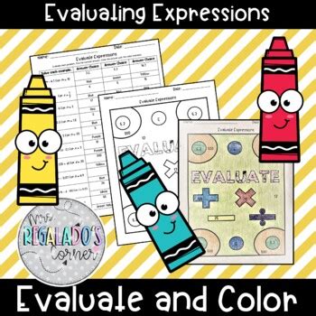 Evaluate Expressions By Mrs Regalado S Corner TPT