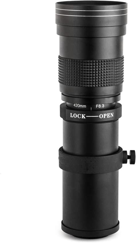 Amazon.com : Opteka 420-800mm f/8.3 HD Telephoto Zoom Lens for Canon ...