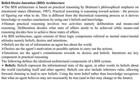 Architecture For Intelligent Agents Logic Based Architecture Logic