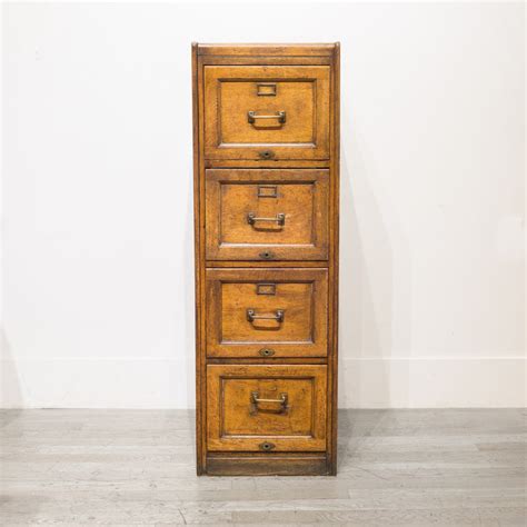 Oak Filing Cabinet 4 Drawer