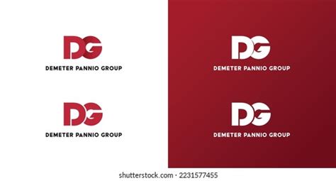 Dpg Monogram Logo Design Group Organizations Stock Vector Royalty Free