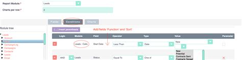 Reports Please Add Function And Sort To Condition Tab · Issue 7157