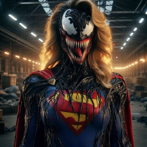 Supergirl Faces Venom In The Warehouse By Necromancer Rev On Deviantart