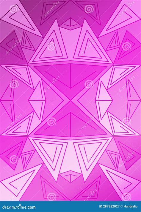 Illustration Abstract Line Pattern Decoration With Colored Gradient