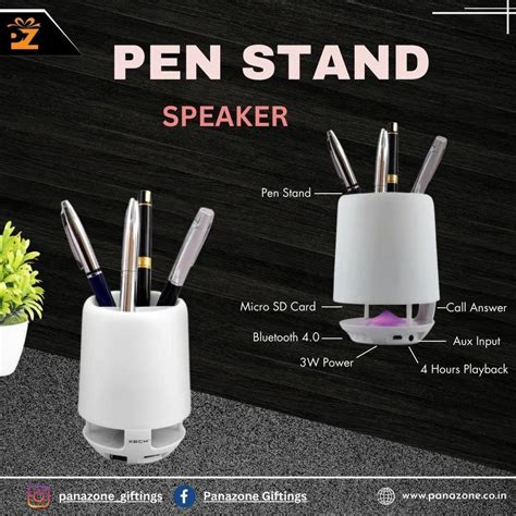 Pen Stand With Bluetooth Laptopdesktop Speaker At ₹ 250piece
