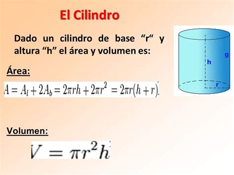 Hoja De Trabajo Sobre El Volumen De Un Cilindro