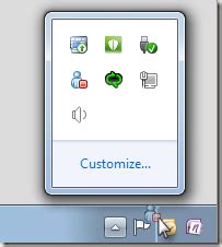 Always Displays Battery Icon In Windows 7 System Tray