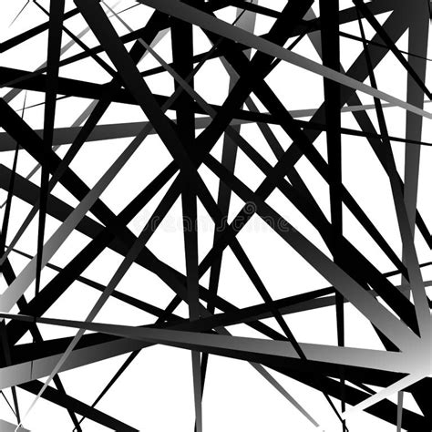 edgy pointed random overlapping shapes abstract art stock vector