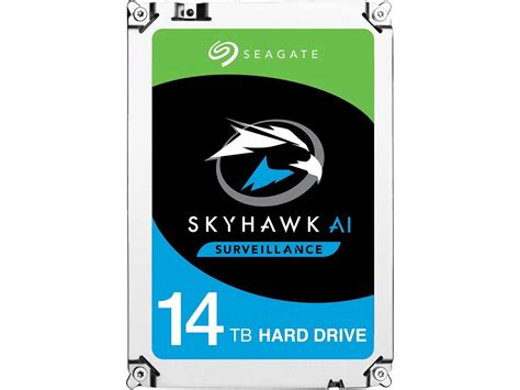 Seagate SkyHawk AI ST14000VE0008 14TB 7200 RPM 256MB Cache SATA 6.0Gb/s ...