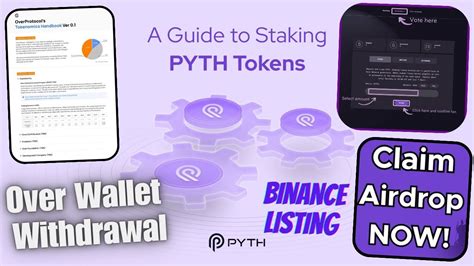 Pyth Network Step By Step Staking Guide Pyth Staking Over Wallet Withdrawal Over Protocol