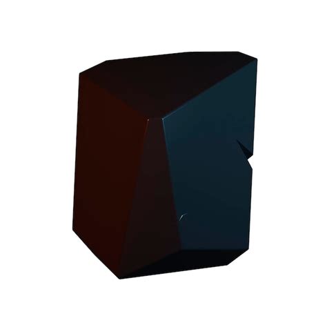 Roca Adoquines Geología Piedra 3d Render Foto Premium