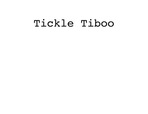 Tickle Tiboo Speaker Deck