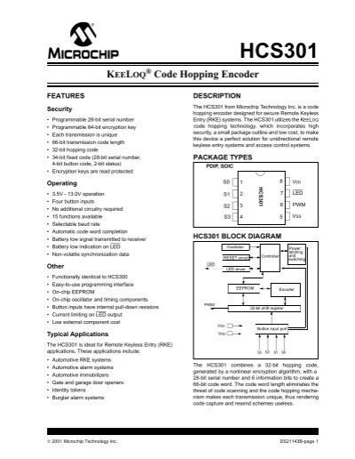 hcs301 t