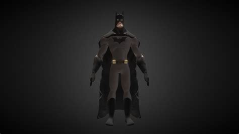 Batman 3d Model By Amr Galal [791dfa2] Sketchfab