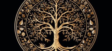 Premium Ai Image Mandala Tree Design