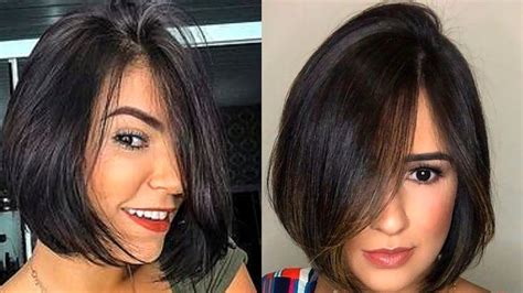 Chin Length Layered Bob Haircuts With Volumized Bang Hairstyles Ideas