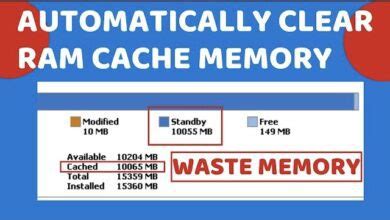 Automatically Clear RAM Cache Memory In Windows 10 LotusGeek