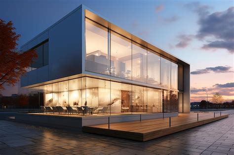 Premium Ai Image Building Render