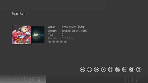 RAINMETER Music Player Skin With Color Change By Maddk On DeviantArt
