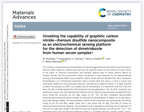 mufeeda m on linkedin extremely happy to share my 1st first author