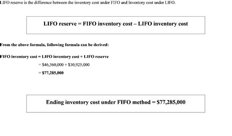 Lifo Inventory Turnover Formula Modeldenis