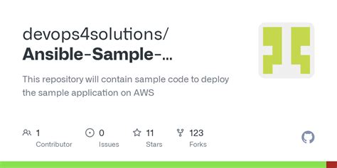 Github Devops4solutionsansible Sample Application Deployment This