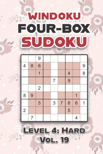 Windoku Four Box Sudoku Level 4 Hard Vol 19 Play Sudoku 9x9 Nine