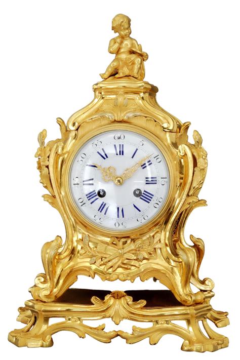 French Louis XVI Style Ormolu Striking Clock