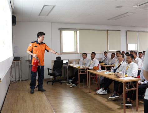 진천소방서 외국인근로자 소방안전교육 실시