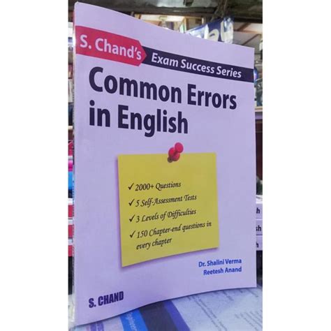 Common Errors In Englishexam Success Series By Shalini Verma Darazpk