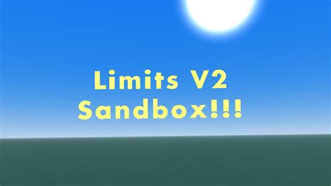 Limits V Sandbox