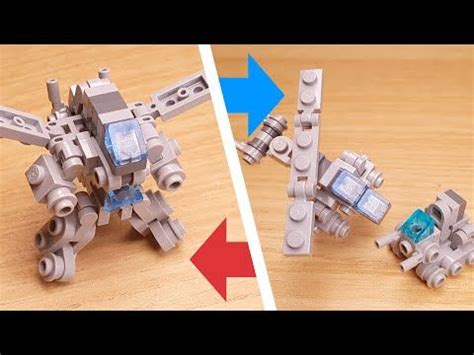 Lego Mini Robot Tutorial Helitank Micro Size Helicopter Tank Combiner Transformer Mech Artofit