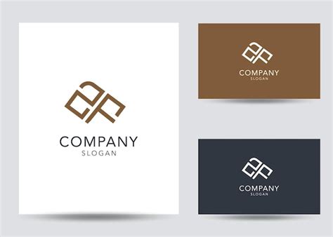 Premium Vector Modern Monogram Initial Letter Zf Logo Design Template