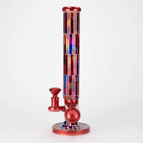 15 5 Mosaic 7mm Glass Bong With Inline Diffuser And Tree Arm Percolat
