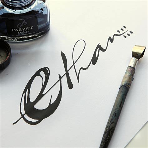 Script Identity For Classical Guitarist R Calligraphy