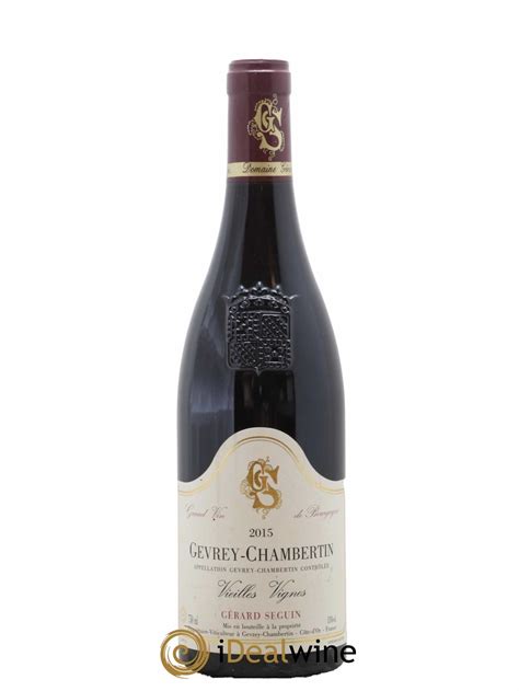 Buy Gevrey Chambertin Vieilles Vignes Domaine Gérard Seguin lot