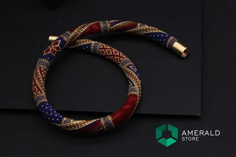 Схема для жгута из бисера Чародейка купить в каталоге «amerald Жгуты