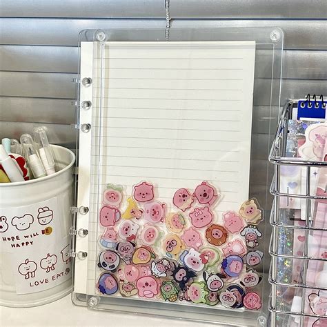 Acrylic Shaker Notebook Andy Papa