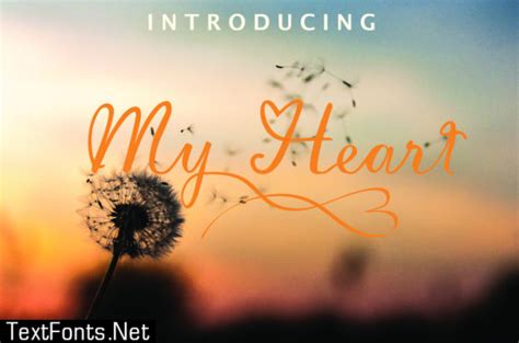 My Heart Font