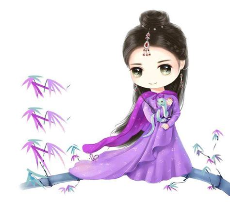 q版人物图片赵丽颖 千图网