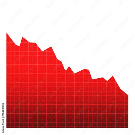 Red Going Down Stock Icon