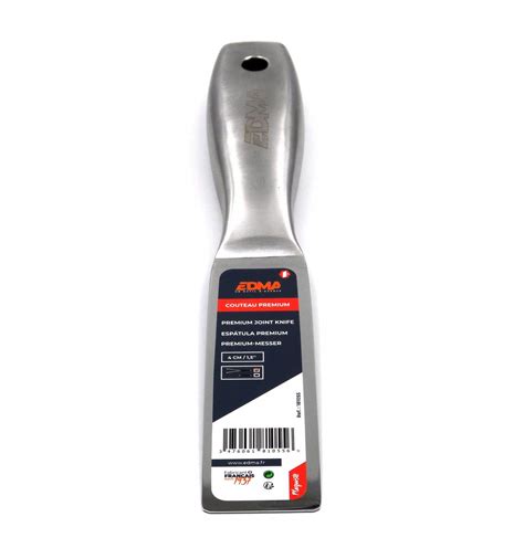 Espátula premium monomaterial acero inox hoja flexible de 4 cm Edma