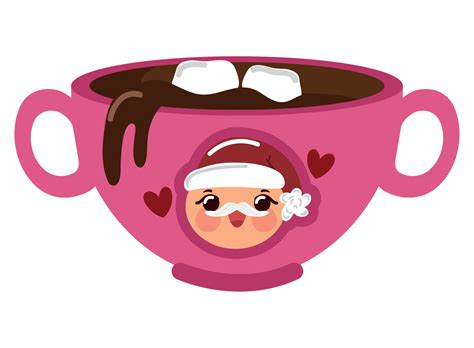 Hot Cocoa For Christmas 13790999 Vector Art At Vecteezy