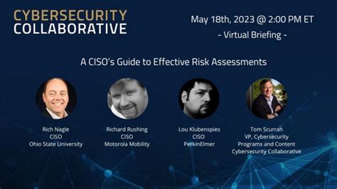 Steve Scully On Linkedin A Cisos Guide To Effective Risk Assessments Linkedin