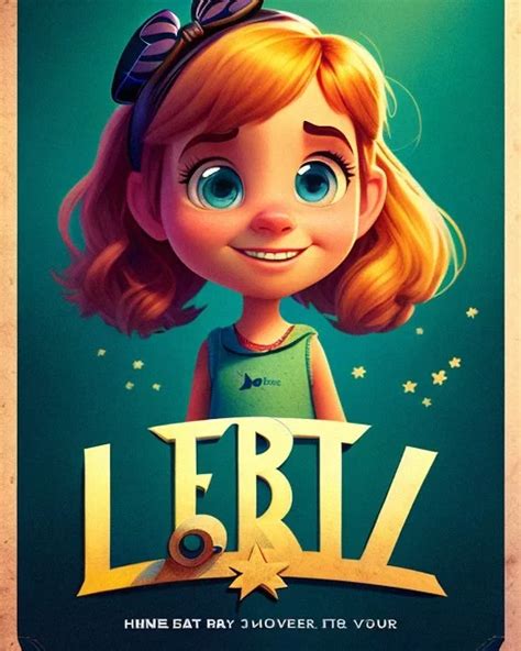 Make A Poster For A Disney Pixar Movie Named With Lexi Lore Free Ai