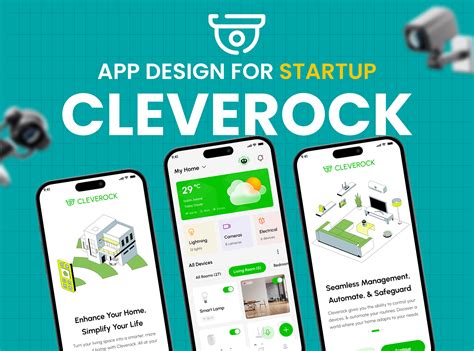 🏡 Smart Home Mobile App Design Cleverock💡 Behance