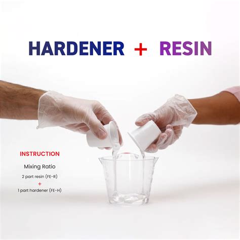 Flexible Epoxy Resin And Hardener 1000 Ml Anti Yellow Promotional