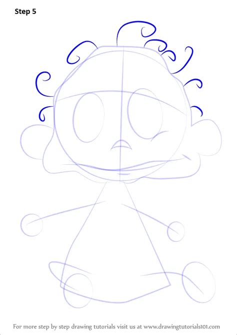 How To Draw Dil Pickles From Rugrats Rugrats Step By Step
